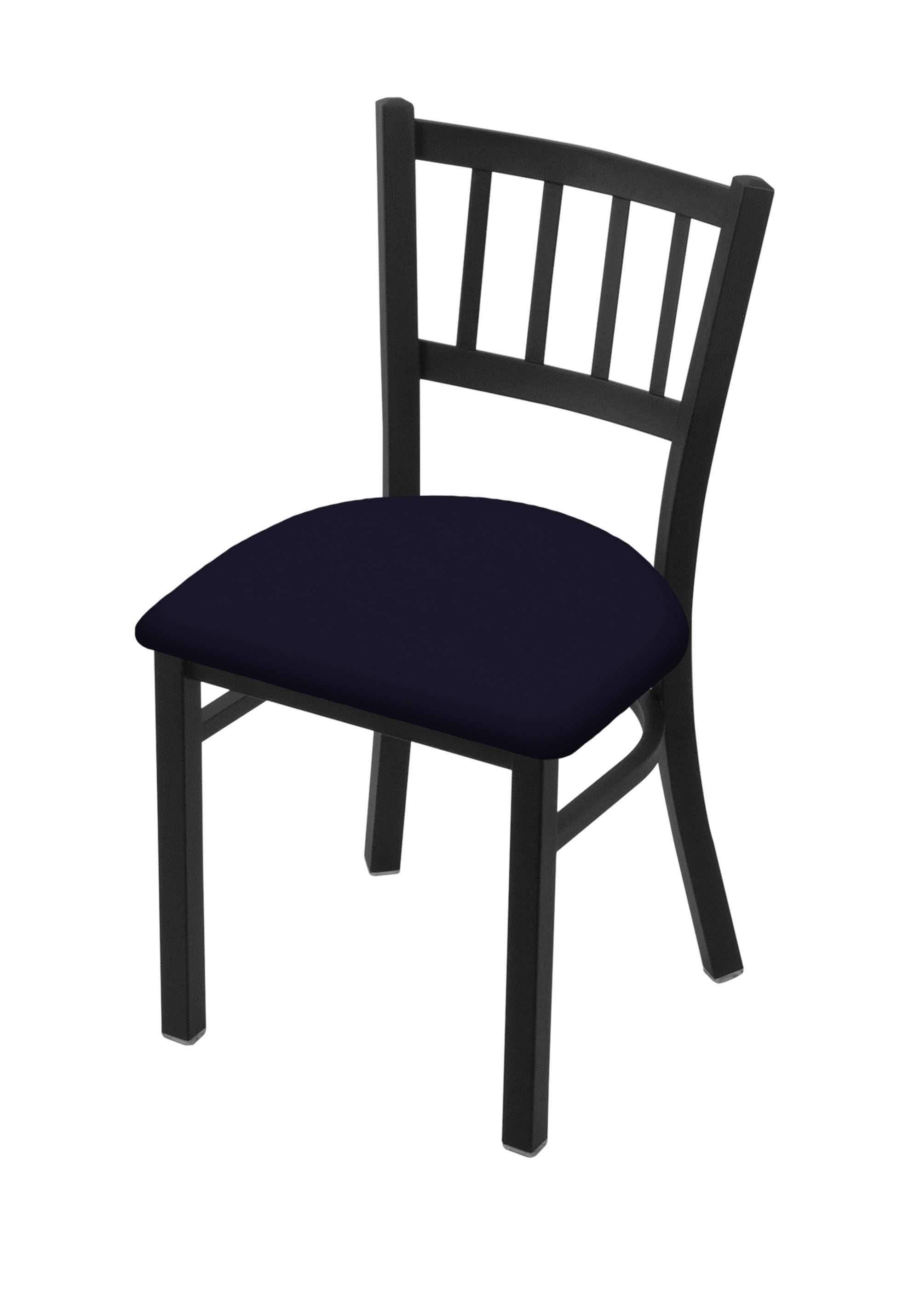 610 Contessa 18" Chair with Black Wrinkle Finish and Canter Twilight ...