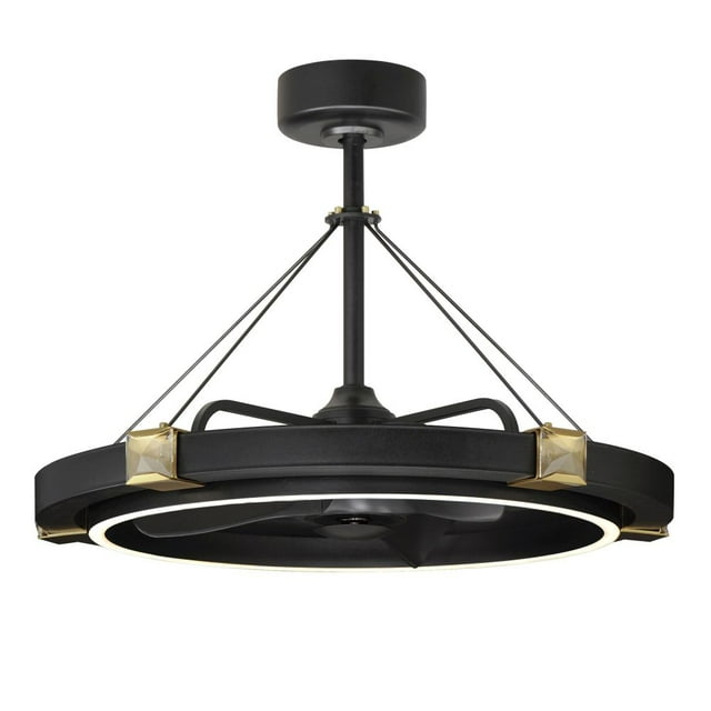61019BCBKGLD Maxim Lighting Jewel - 30W 1 LED Fandelight-23 Inches Tall ...