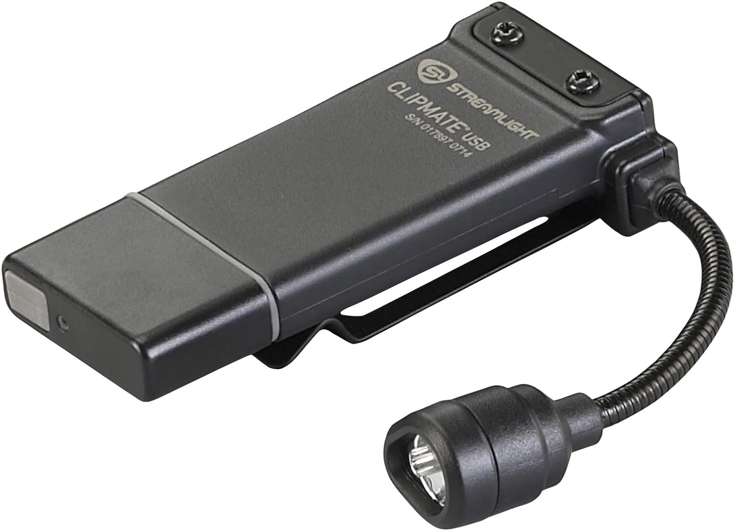 61126 ClipMate 70-Lumen USB Rechargeable, Compact Clip-On Light with ...