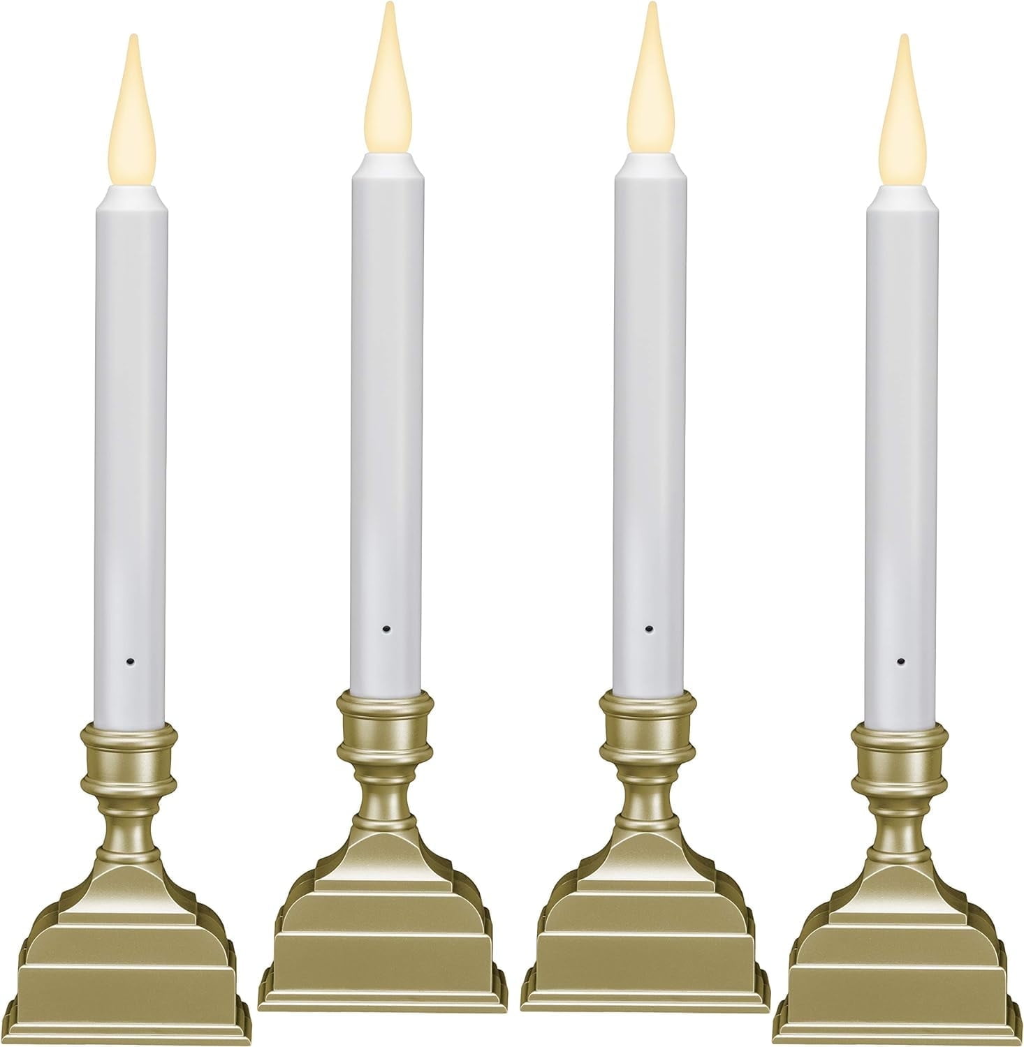 612 Vermont LED Window Candle with Sensor, 8Hr Timer, Dual Flicker ...