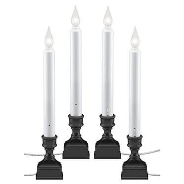 612 Vermont VT-1270P-4 LED Plug-in Window Candles with Bright Hot Spot ...