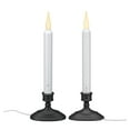 612 Vermont LED Electric Window Candles with Sensor Dusk to Dawn, Warm ...
