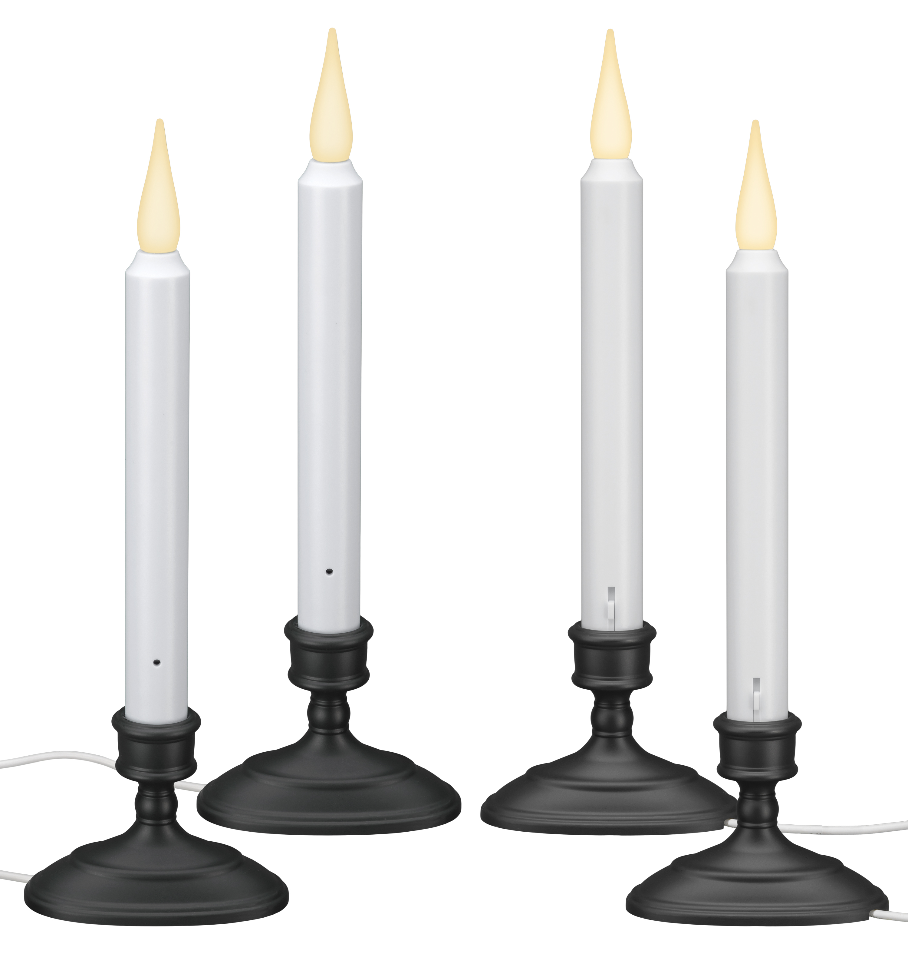 612 Vermont LED Electric Window Candles with Sensor Dusk to Dawn, Warm ...