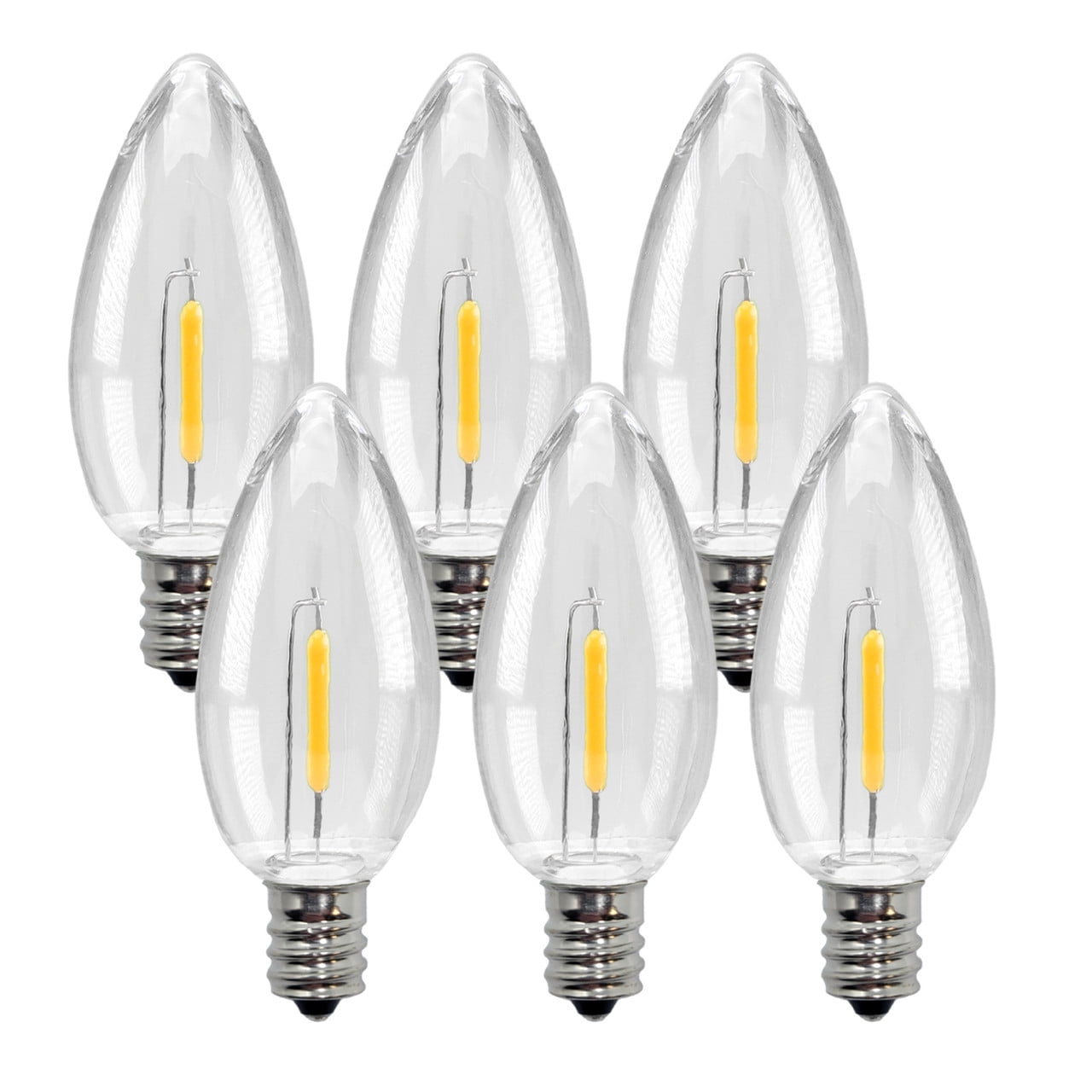 612 Vermont LED Light Candlestick Replacement Bulbs, Warm White 2700K ...