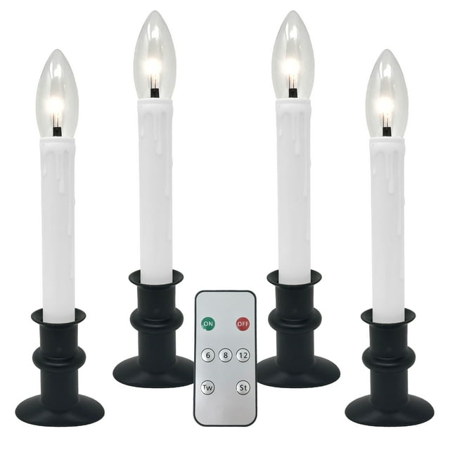 612 Vermont Slimline Ultra-Bright LED Window Candles, Battery Operated ...