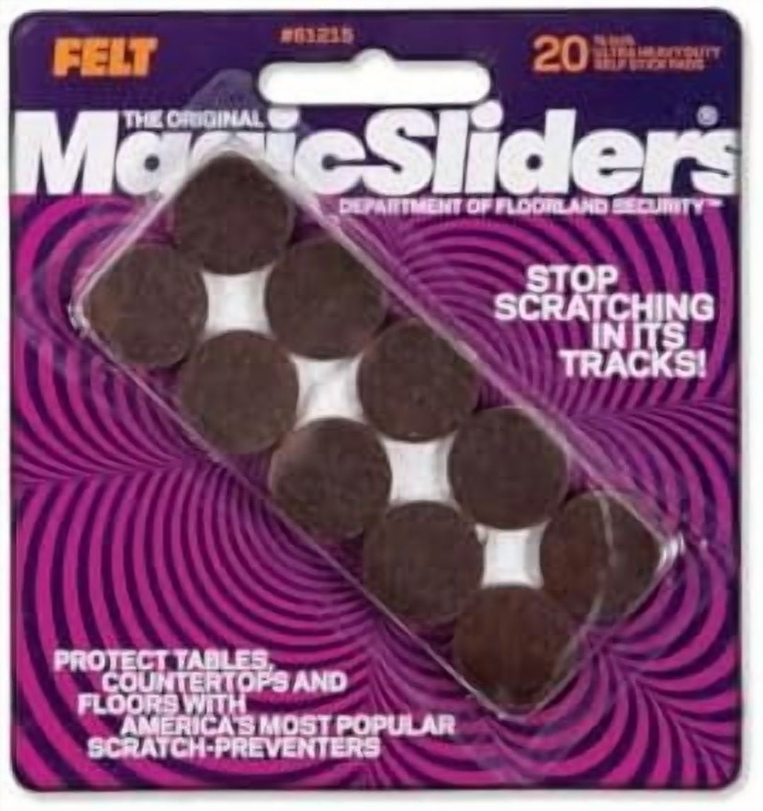 61215 – 3/4 Inch Round Adhesive Sliding Discs, – Self-Stick Furniture ...