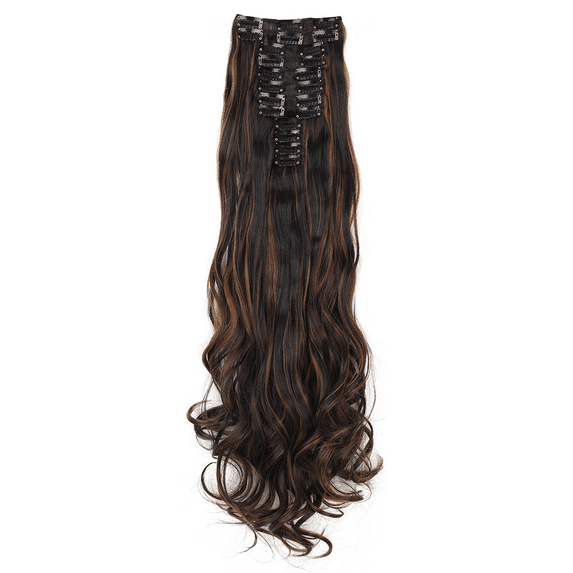 613C Clip-in Hair Extensions, Loose Waves, Long and Thick, 24 Inch ...