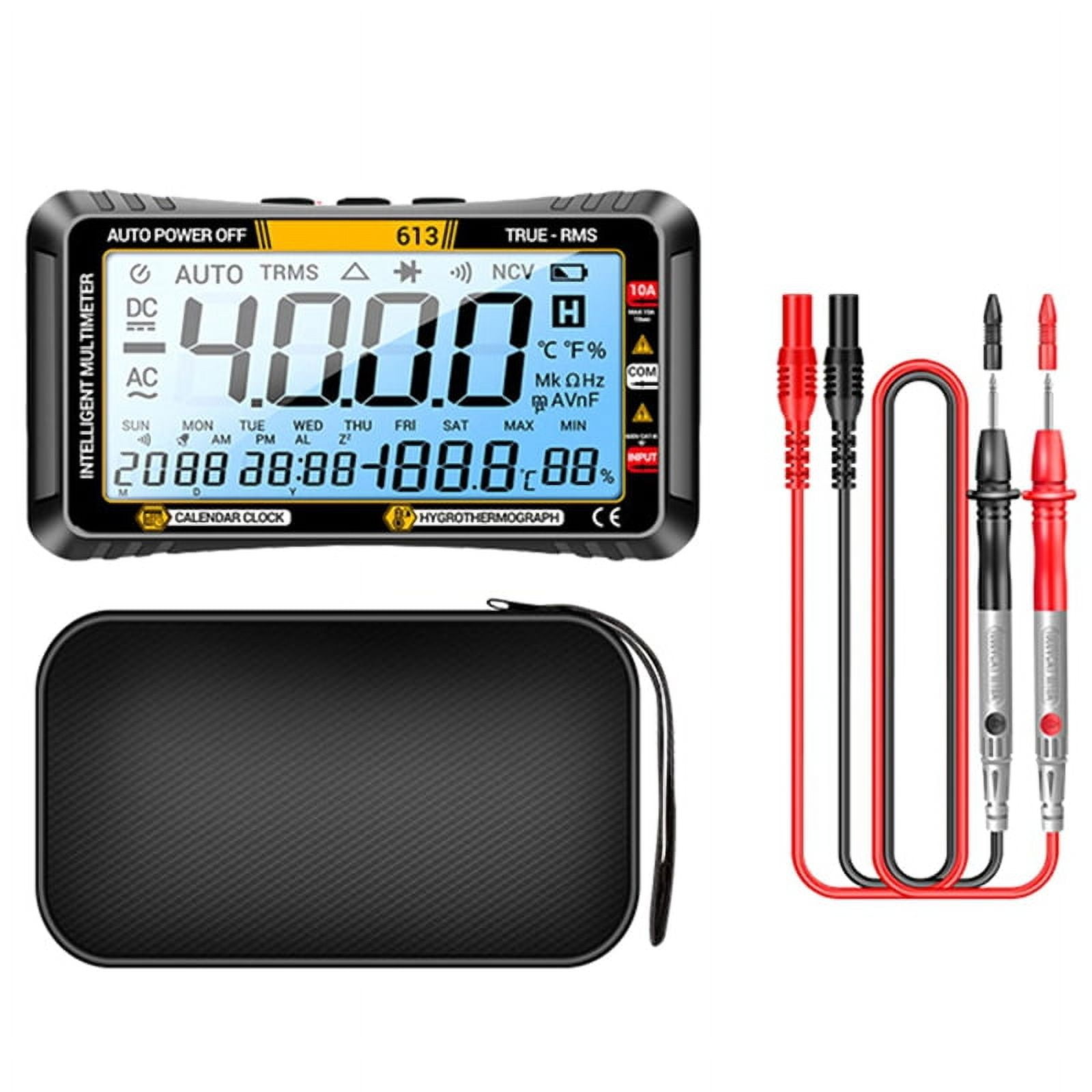 613Smart Multimeter Real-Time Power- Measuring Tester Ammeter Voltmeter ...
