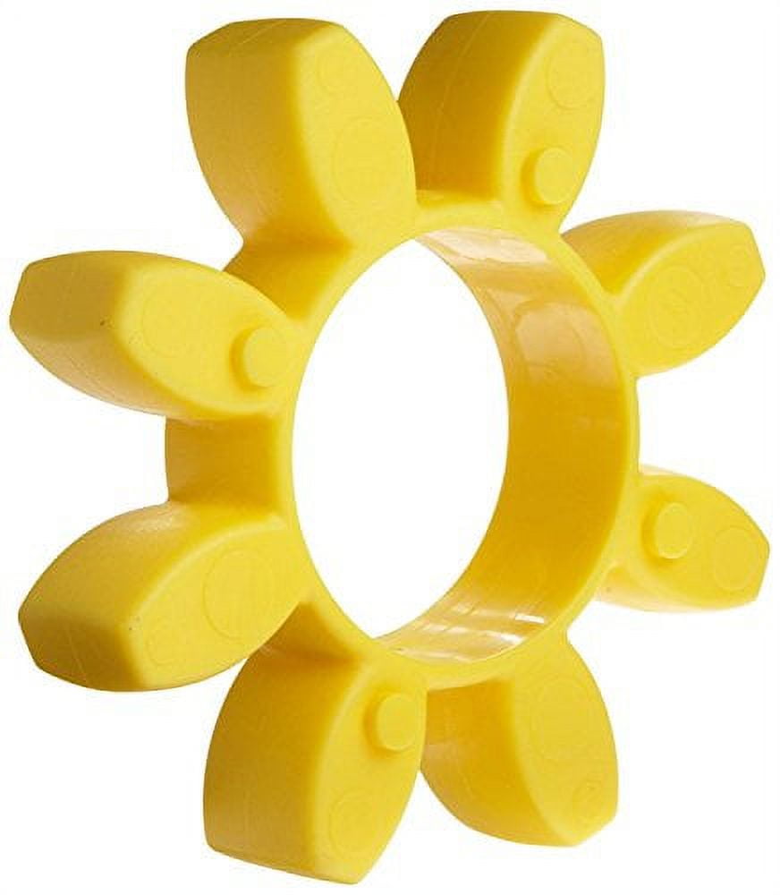 61448 Size CJ 24 Curved Jaw Coupling Spider, Urethane - 92 Shore A, Yellow, 310 In-Lbs Nominal ...