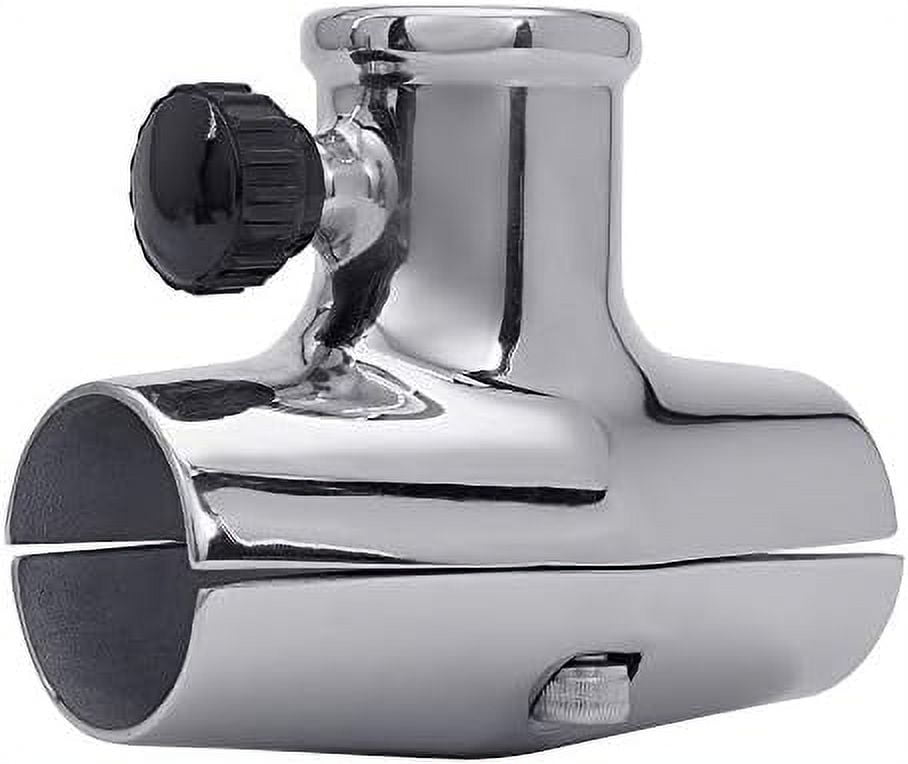 6150S Stainless Steel Rail Mount Flag Pole Sockets, 1-1/8"- 1-1/4" Rail ...