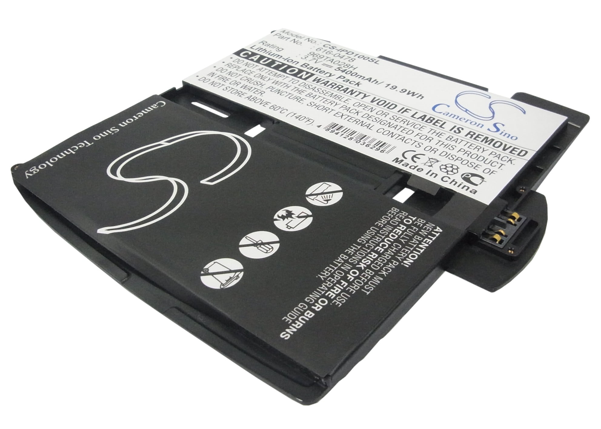 616-0478 969TA028H 616-0448 Battery For iPAD A1315 A1337 A1219 1st ...