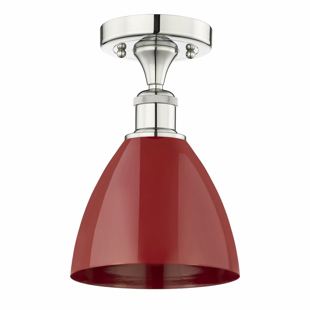 Innovations Lighting - Plymouth Dome - 1 Light Semi-Flush Mount In ...