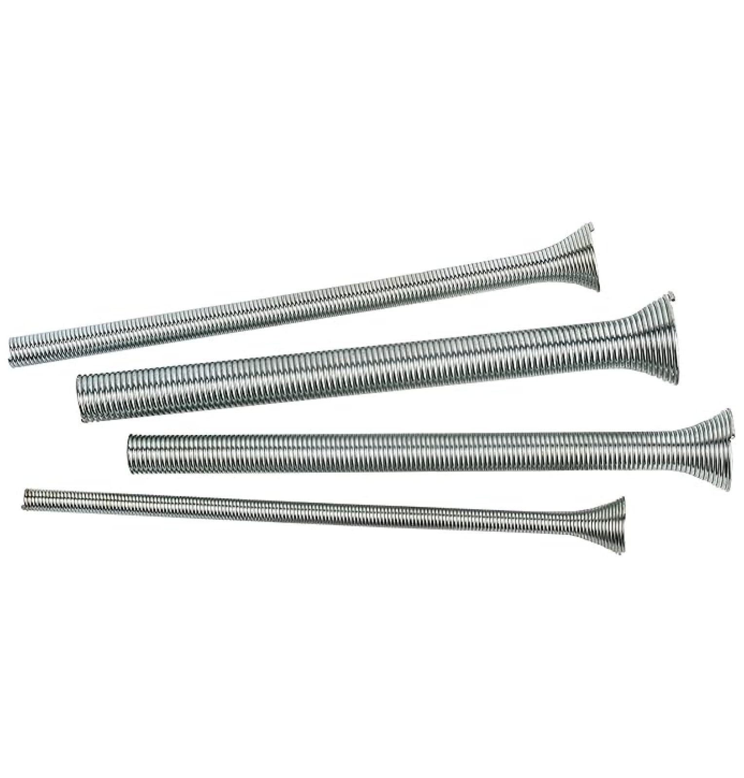 61600 Spring Tube Bender 4-pc. Set,-1/4" 3/8" 1/2" and 5/8" Tube Bender ...