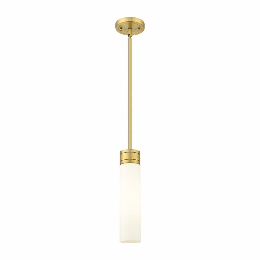 617-1S-BB-G617-11WH Innovations Lighting Boreas - 1 Light Stem Hung ...