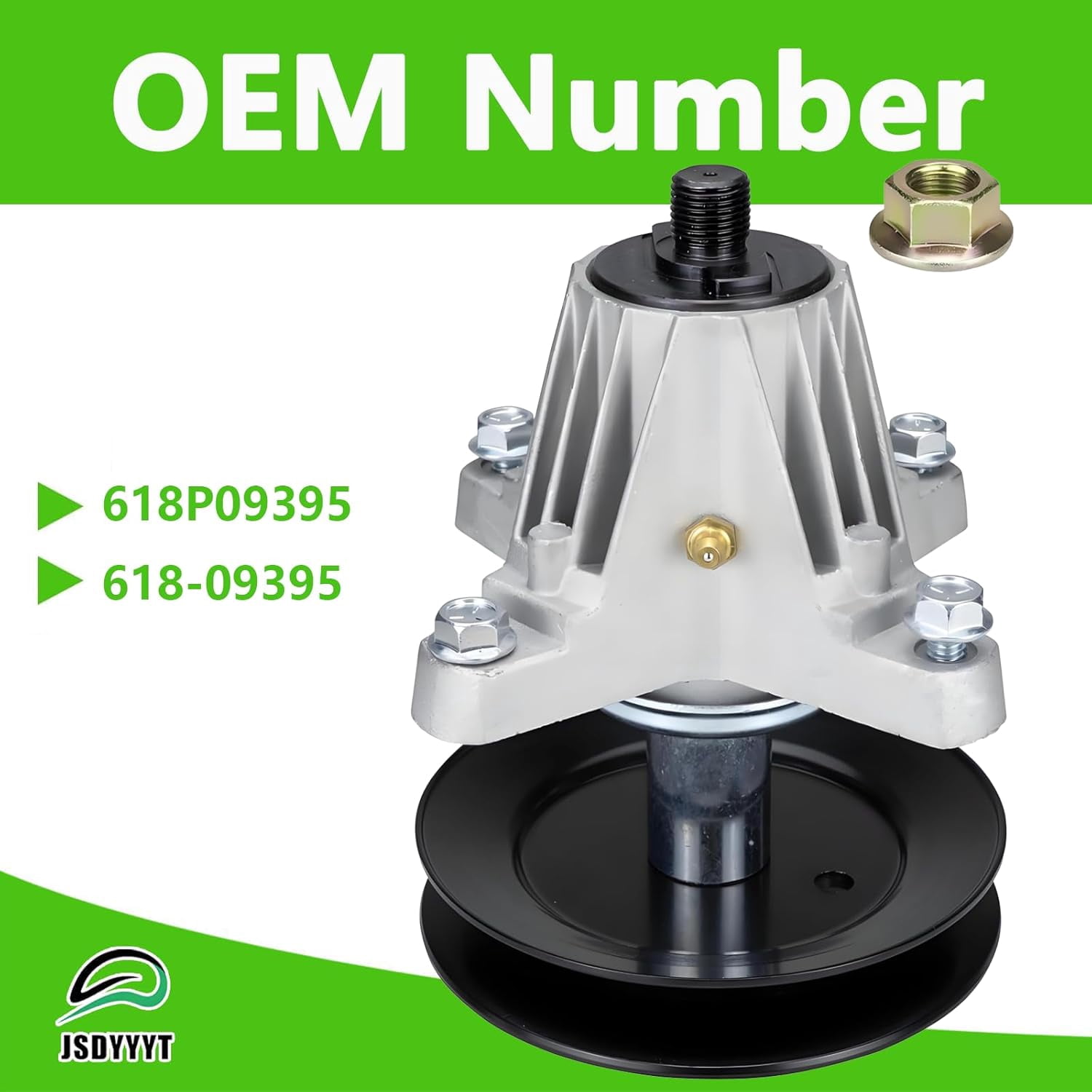 618P09395 Lawn Mower Deck Blade Spindle Assembly - Compatible with CUB ...