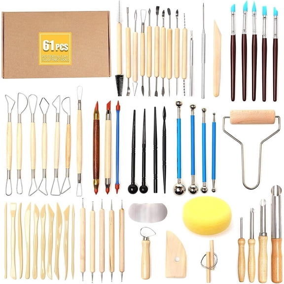 10 Pcs Wax Carvers Carving Knives Pottery Clay Sculpting Tool Set Steel ...