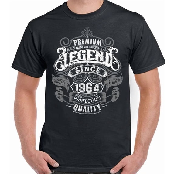 61St Birthday T-Shirt 1964 Mens Womens 61 Year Old Top Legend Since ...