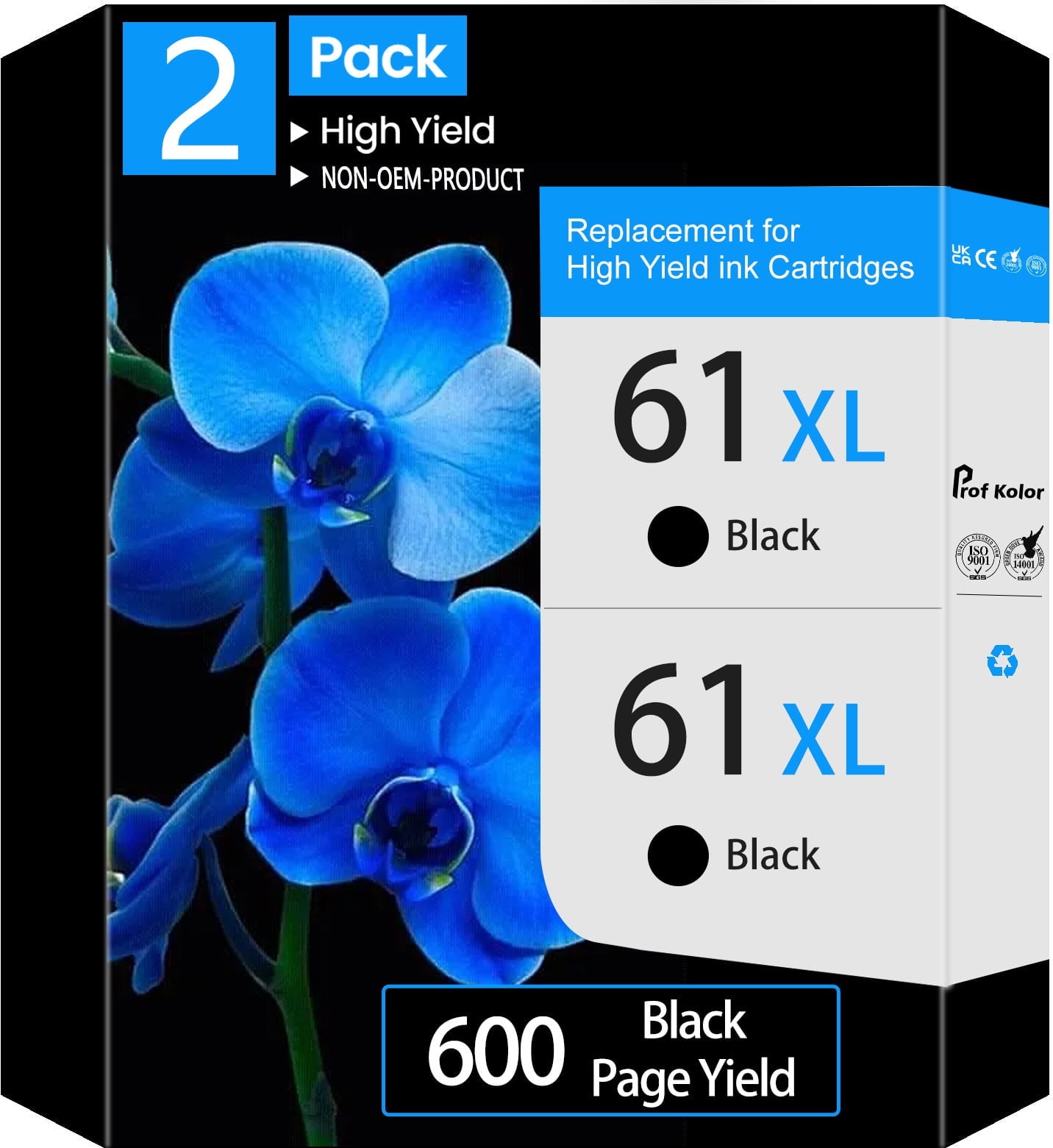 HP 61 Printer Ink Cartridges, Black, Pack of 2 - Walmart.com