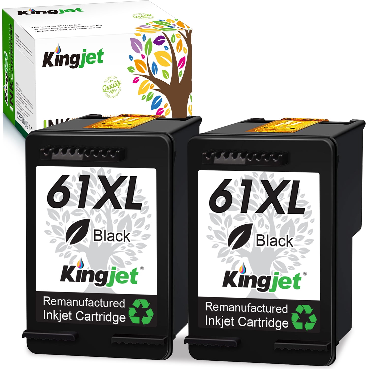 61XL Ink Cartridge for HP 61 61XL for HP Envy 4500 5530 4502 5534 5535 ...