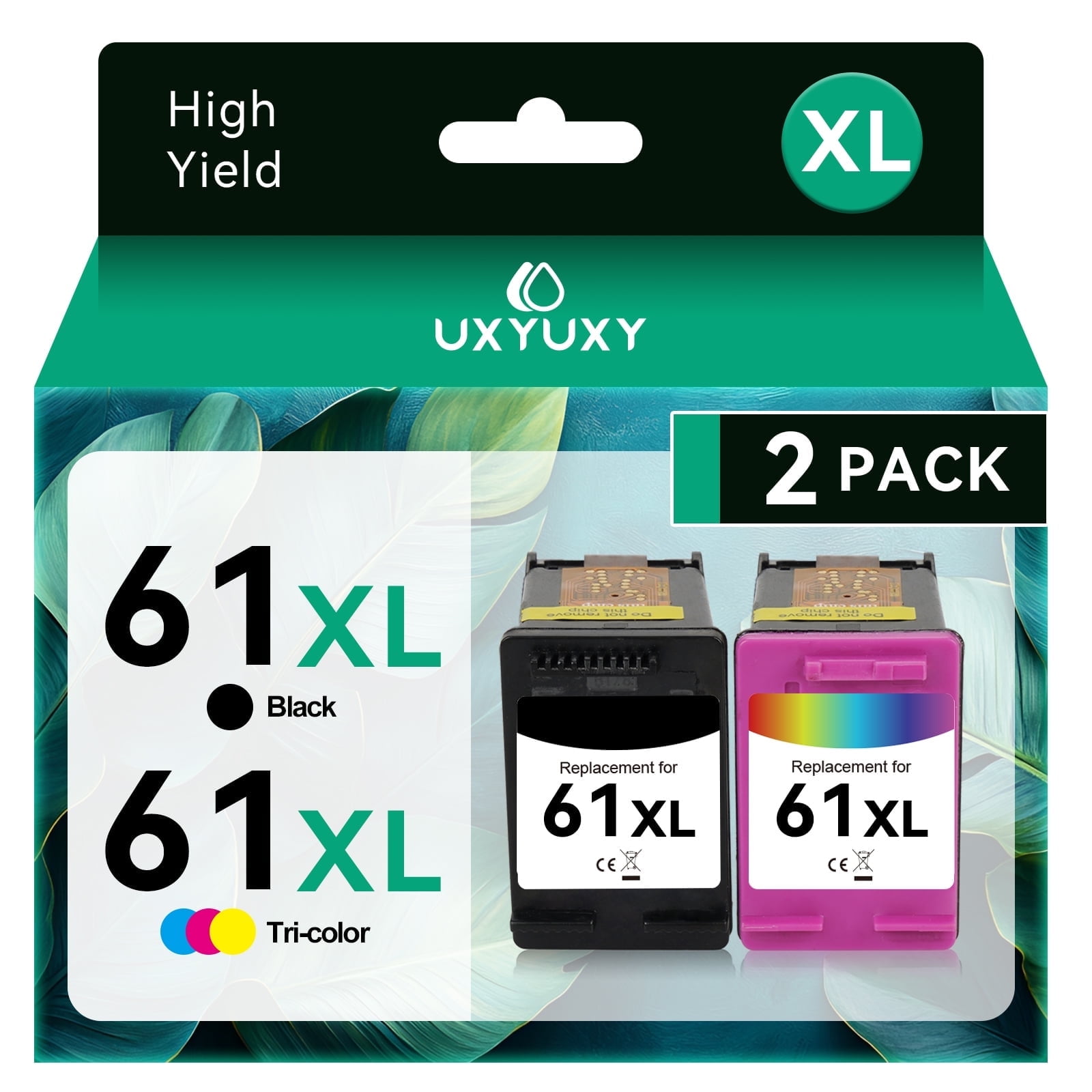 61XL Ink Cartridges Compatible for HP 61 Ink Cartridge for HP Deskjet ...