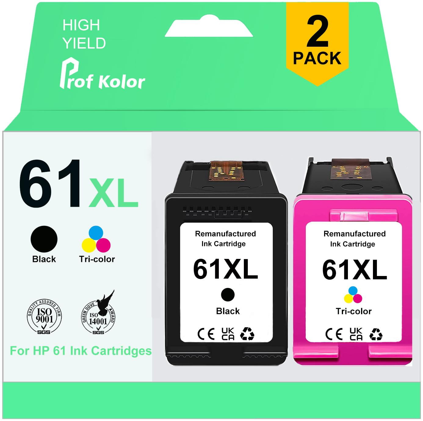 61XL Ink Cartridges for HP 61 Ink Cartridge for HP Envy 4500 5530 ...