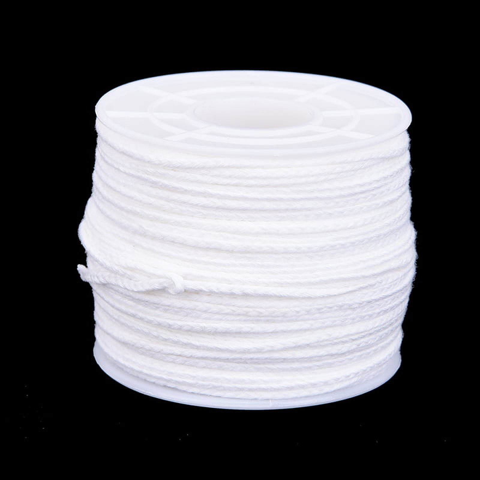 61m x 2.5mm Spool of Cotton Square Braid Candle Wicks Core For Candle ...