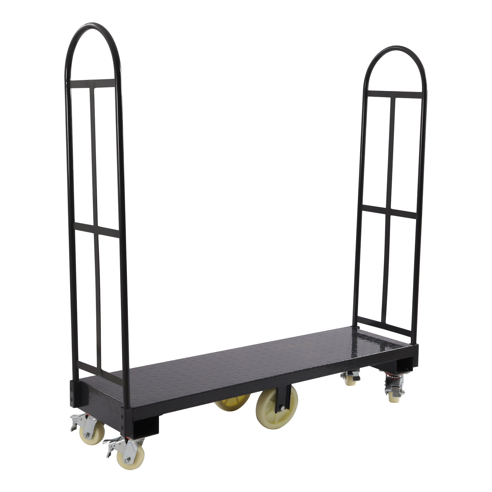61x16" U-Boat Cart Platform Truck Dolly, Steel 2000lbs Load Capacity U ...