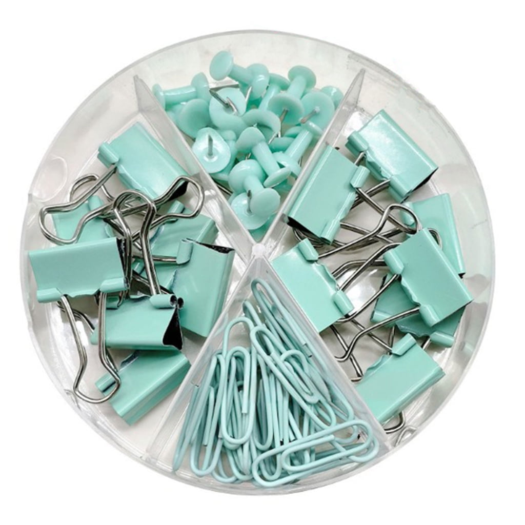 62/116Pieces Office Binding Tools Includes Dovetails Binder Clips Paper ...
