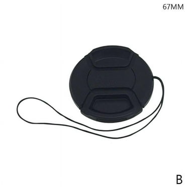 Lens Cap Bundle - 2 Snap-on Lens Covers for DSLR Cameras Nikon, Canon ...