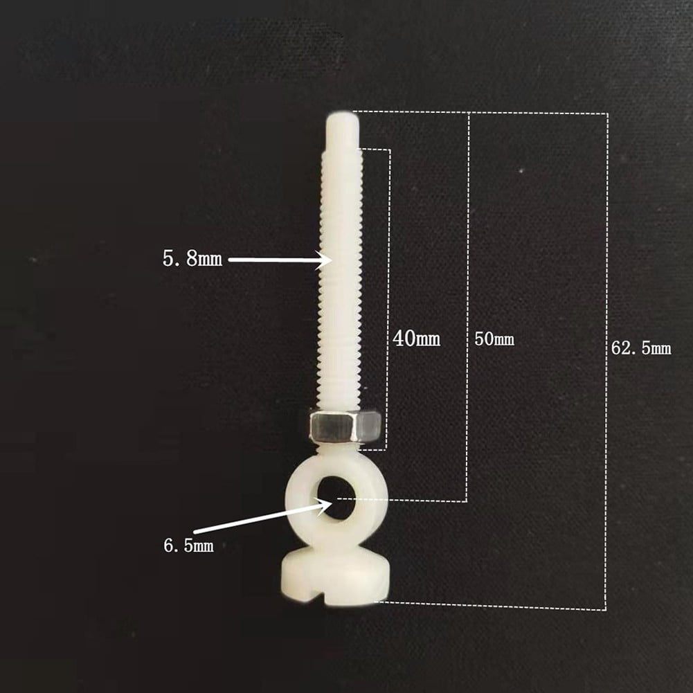 62/74mm Plastic Sink Screw Bathroom Replacement Drain Screw 62mm ...