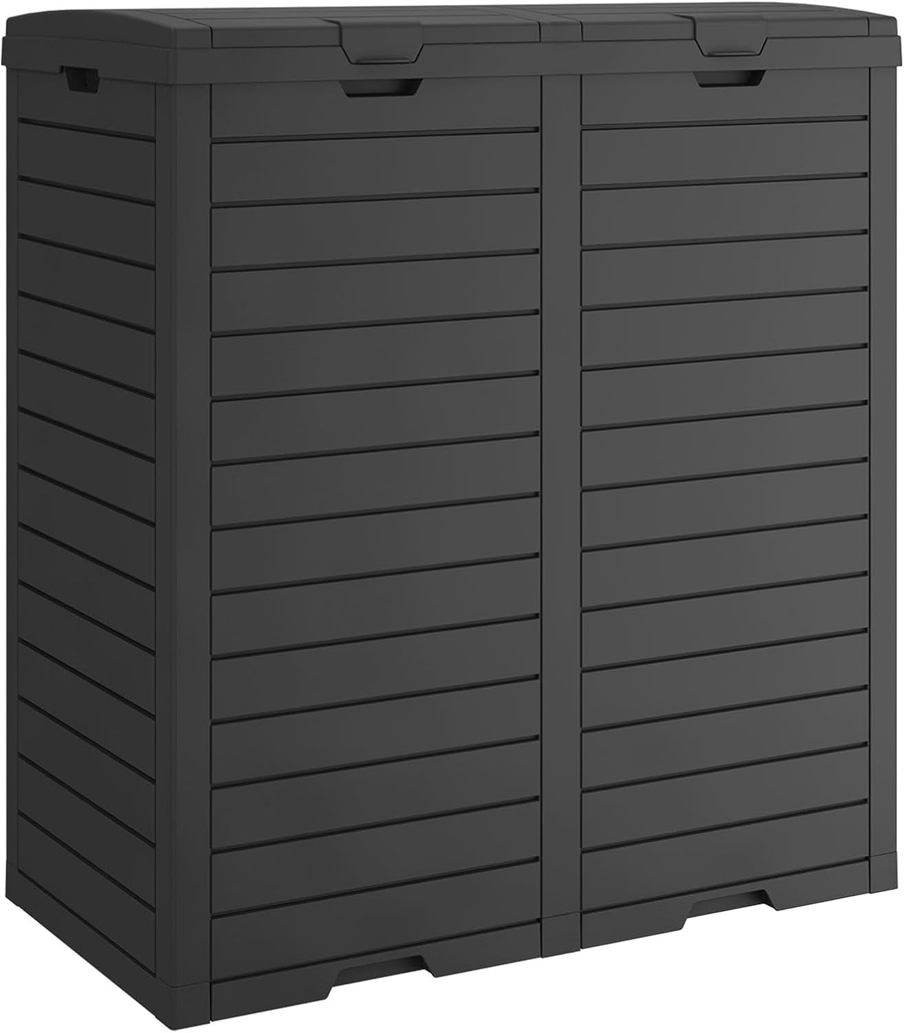 62 Gallon Kitchen Trash Can, Waterproof Garbage Can with Tiered Lid and ...