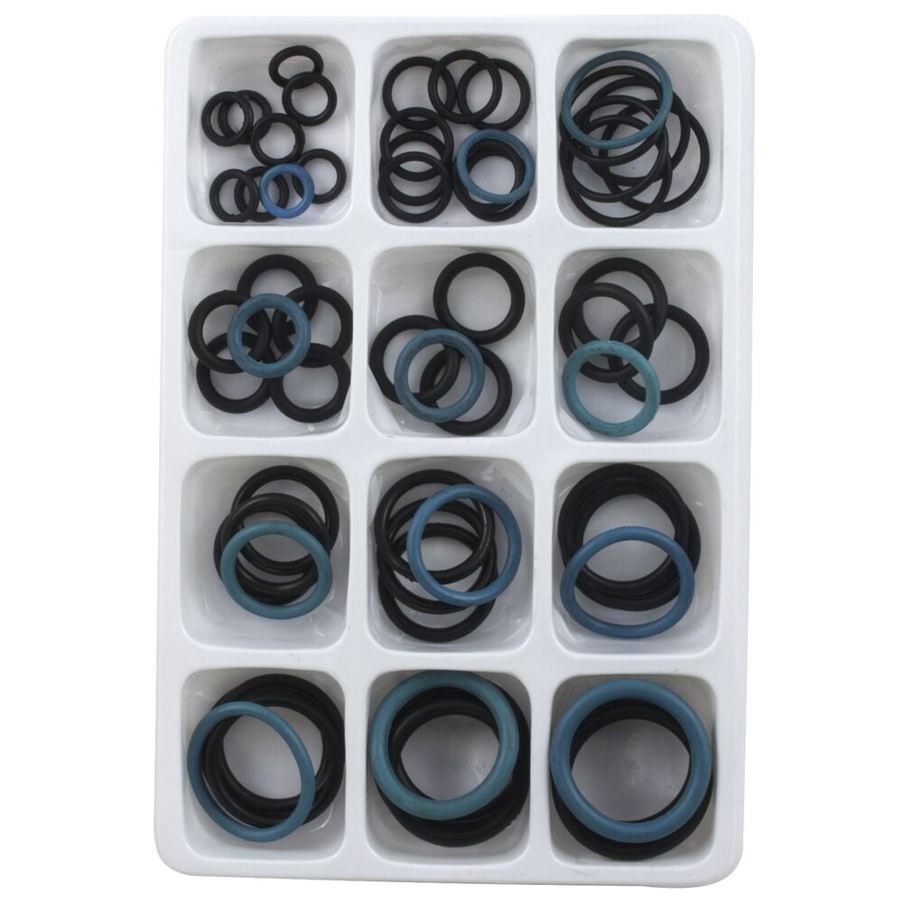 62 PC O-RING RUBBER SEAL ASSORTMENT KIT 12 SIZES Hydraulics Air Gas ...