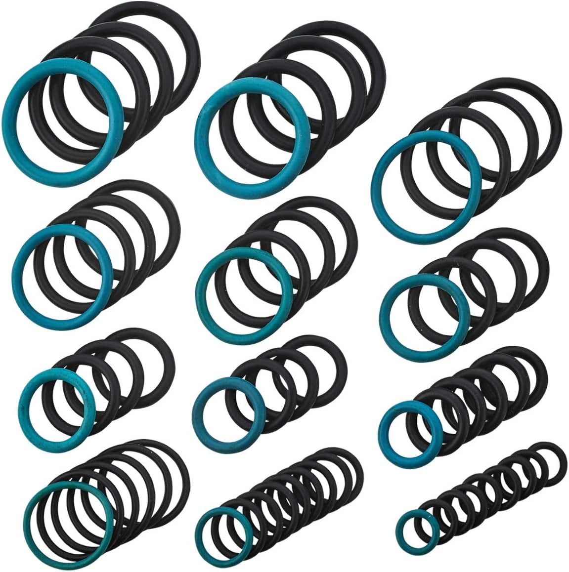 62 Piece O Ring Assortment Set Heavy Duty Rubber Rings For Professional ...