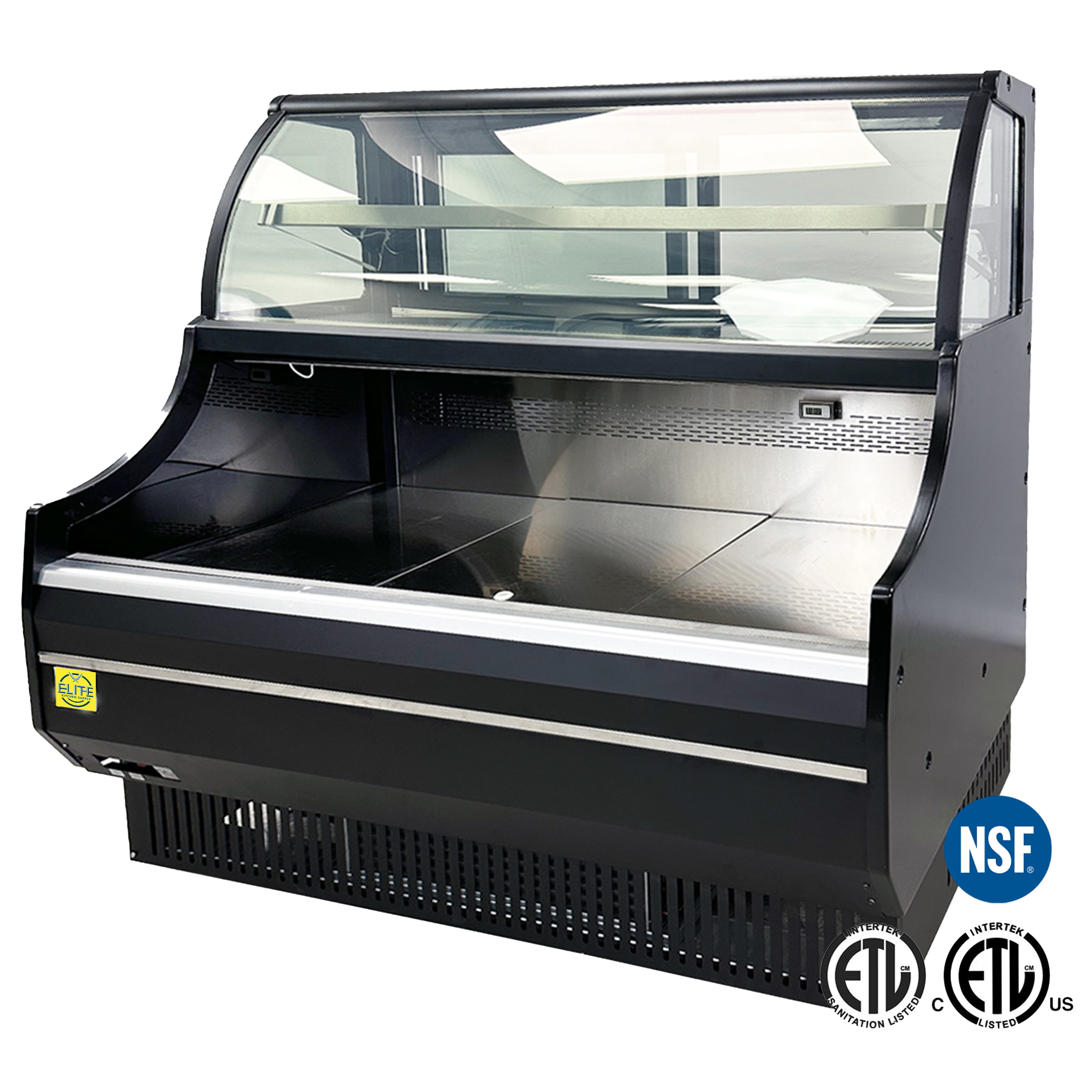 62 in. Commercial Open Air Merchandiser Refrigerator Cooler Combo ...