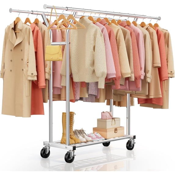 - 620 Lbs for with & for With Shelves With Wheels Portable Freestanding ...