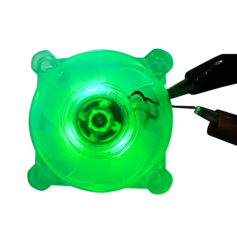 6200RPM Brushless Cooling Fans 5V/9V/12V Cooling Fan Clear Frame Small ...