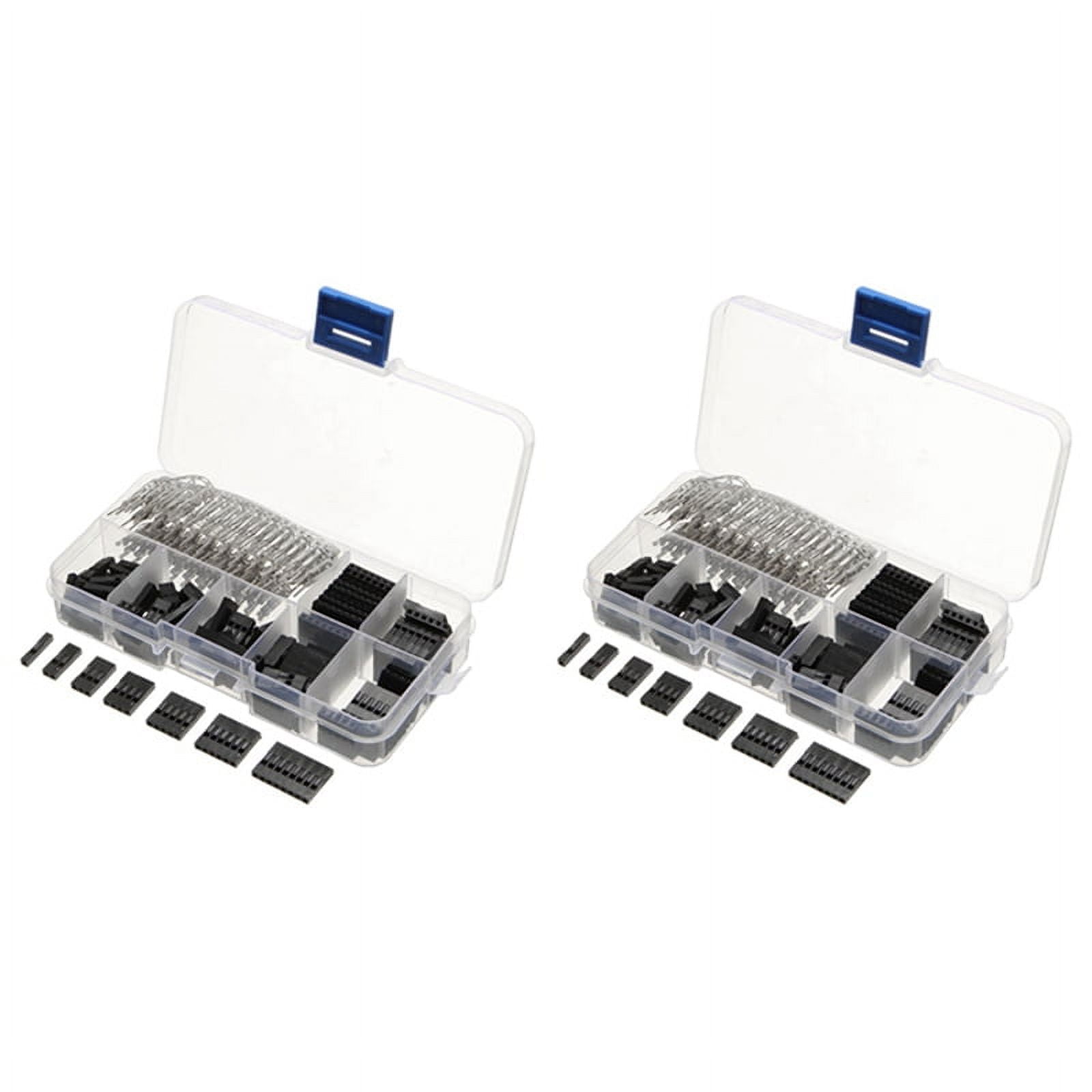 620Pcs 2.54Mm Male+Female Wire Jumper and Header Connector Housing Kit ...
