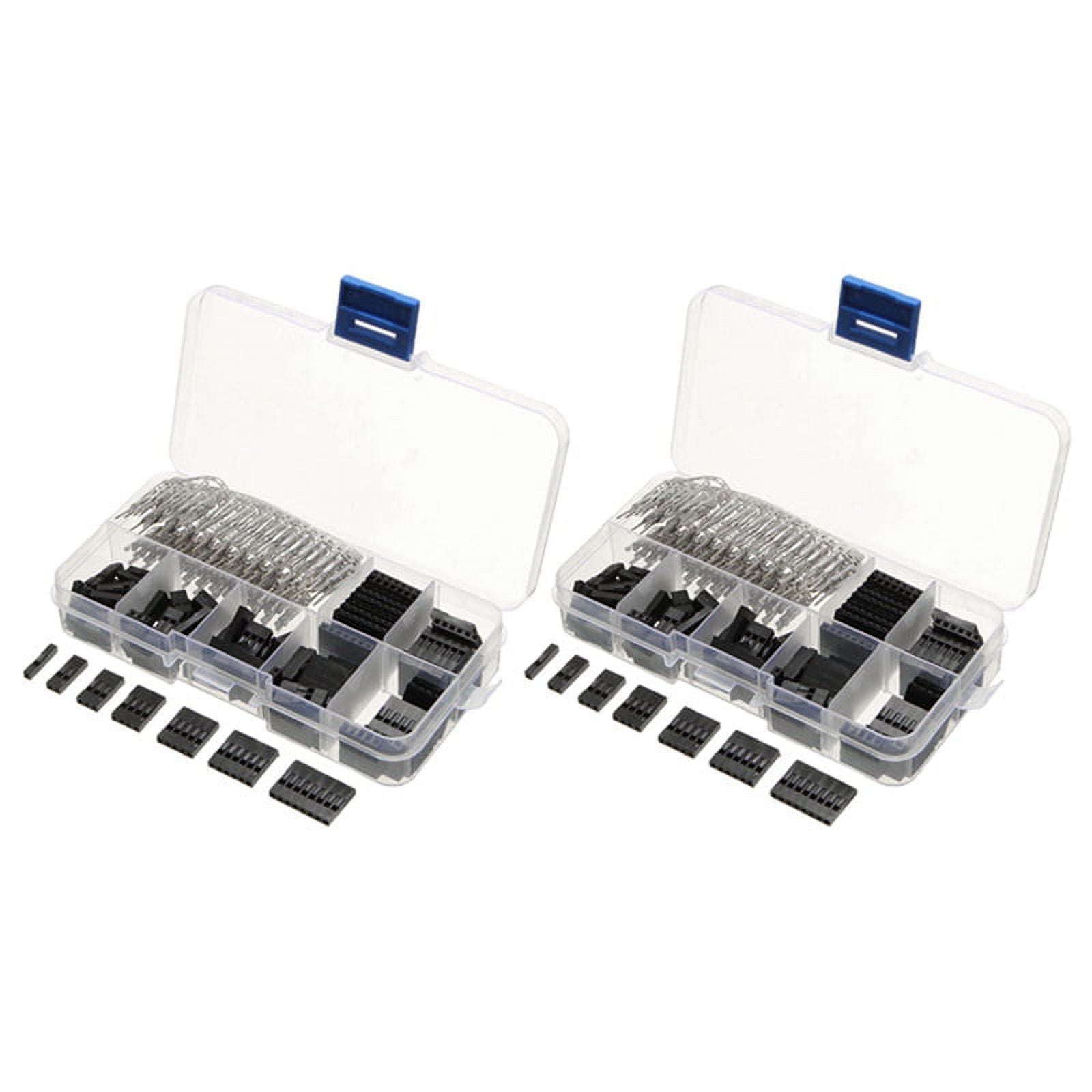 620Pcs 2.54mm Male+Female Wire Jumper and Header Connector Housing Kit ...