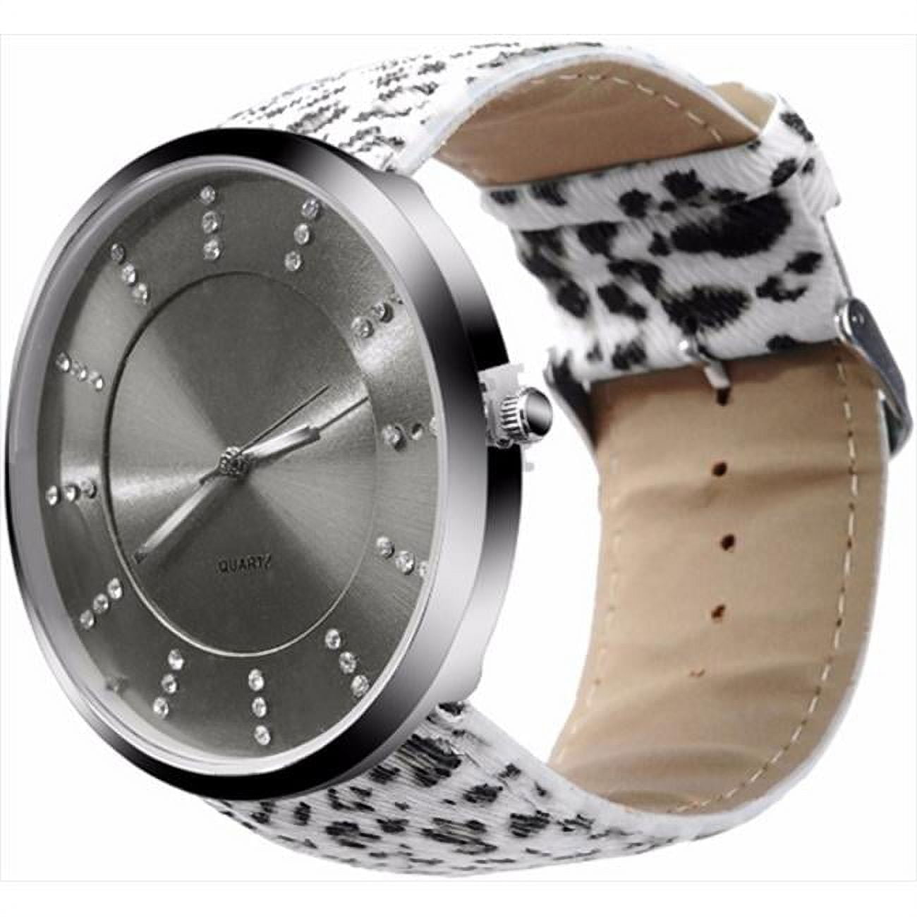 6210E Black Leopard Watch - Walmart.com
