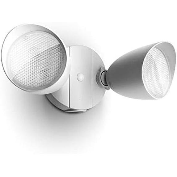 6222W-D2D 3500 Lumen 32 Watt Dusk to Dawn Dual-Head Flood Light Outdoor ...