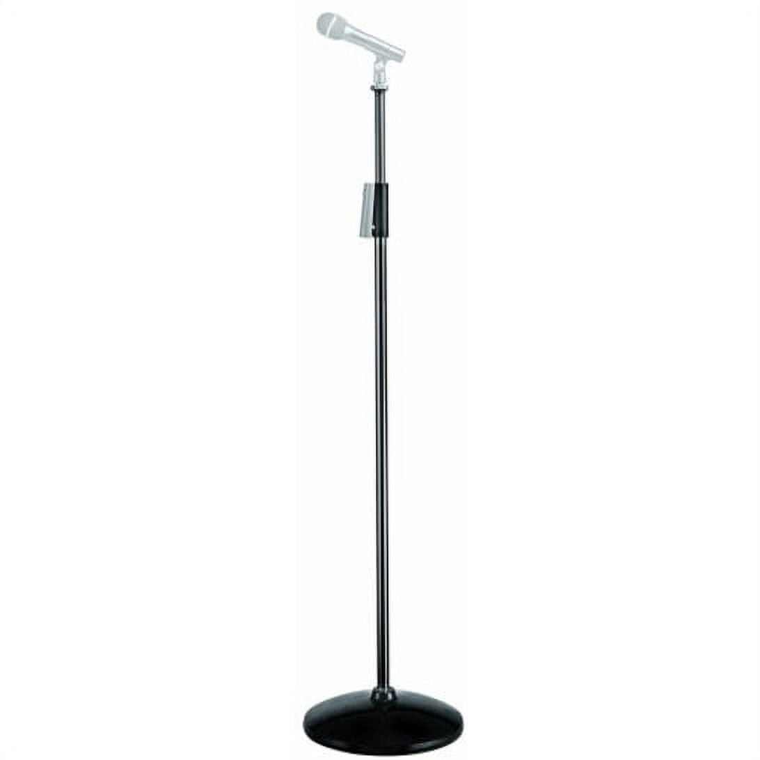 622B Black Alumnium Microphone Stand - Walmart.com