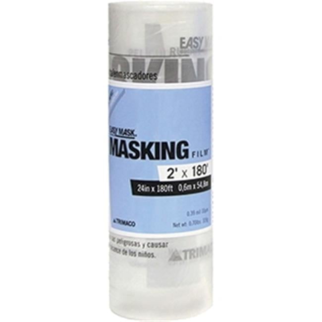 62480 Standard Masking Film- Clear - 24 in. x 180 ft. - Walmart.com