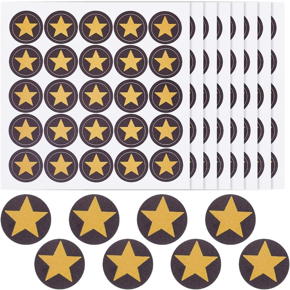 625pcs Football Helmet Stickers 1.1 Inch Star Stickers Self Adhesive ...