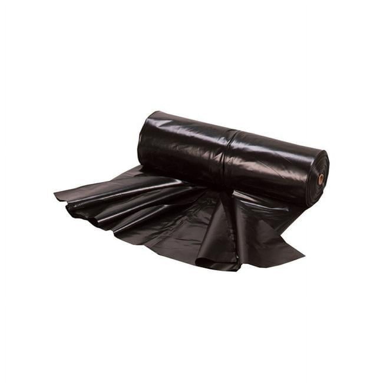 626061 Black Polyethylene Sheeting - 6 mil Thick, 20 x 100 ft Plastic ...