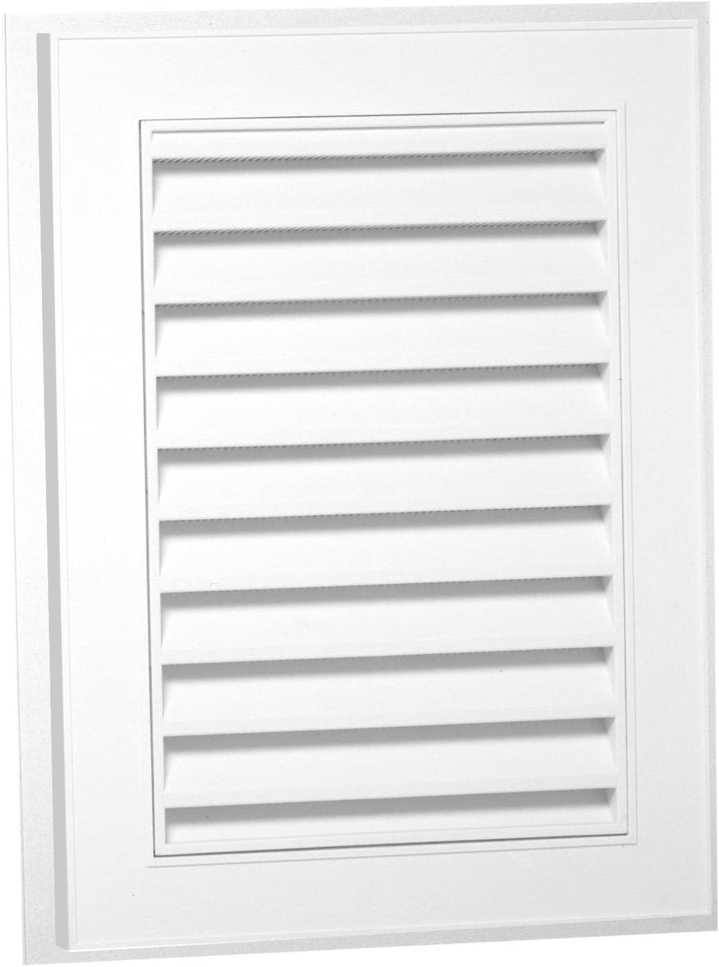 626075-00 Small Rectangular Gable Vent, 12 in W X 18 in H, 44 Sq-in ...