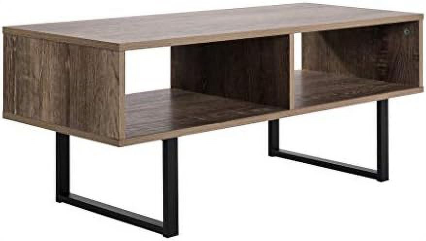 62759 Tribeca Media Console Table Sparely Weighted Steel Framed Designs ...