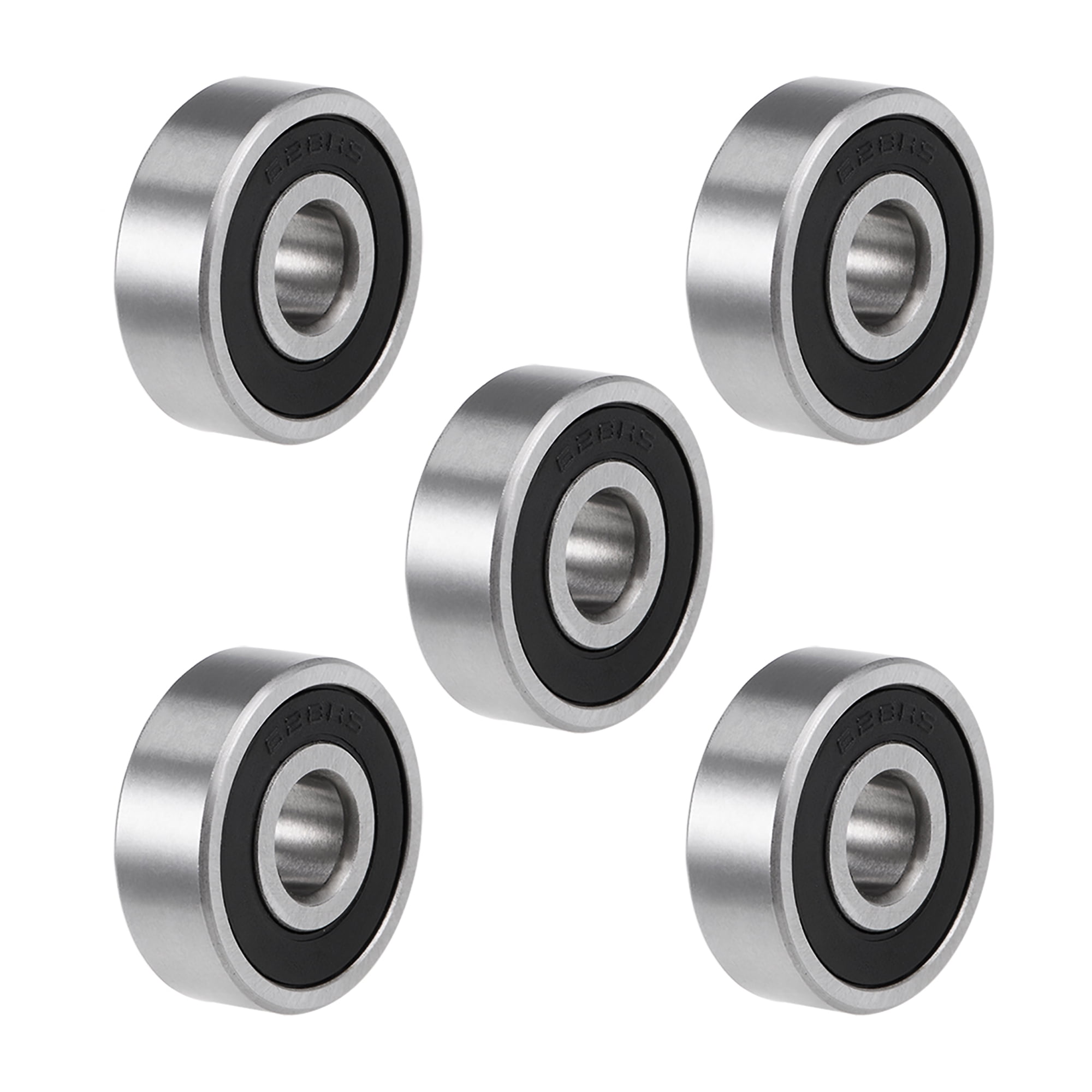 628-2RS Deep Groove Ball Bearings Z2 8mmx24mmx8mm Double Shielded ...