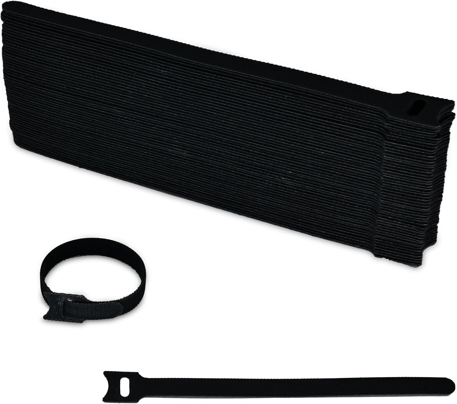 628-inch adjustable reusable cable ties – multifunctional microfiber ...
