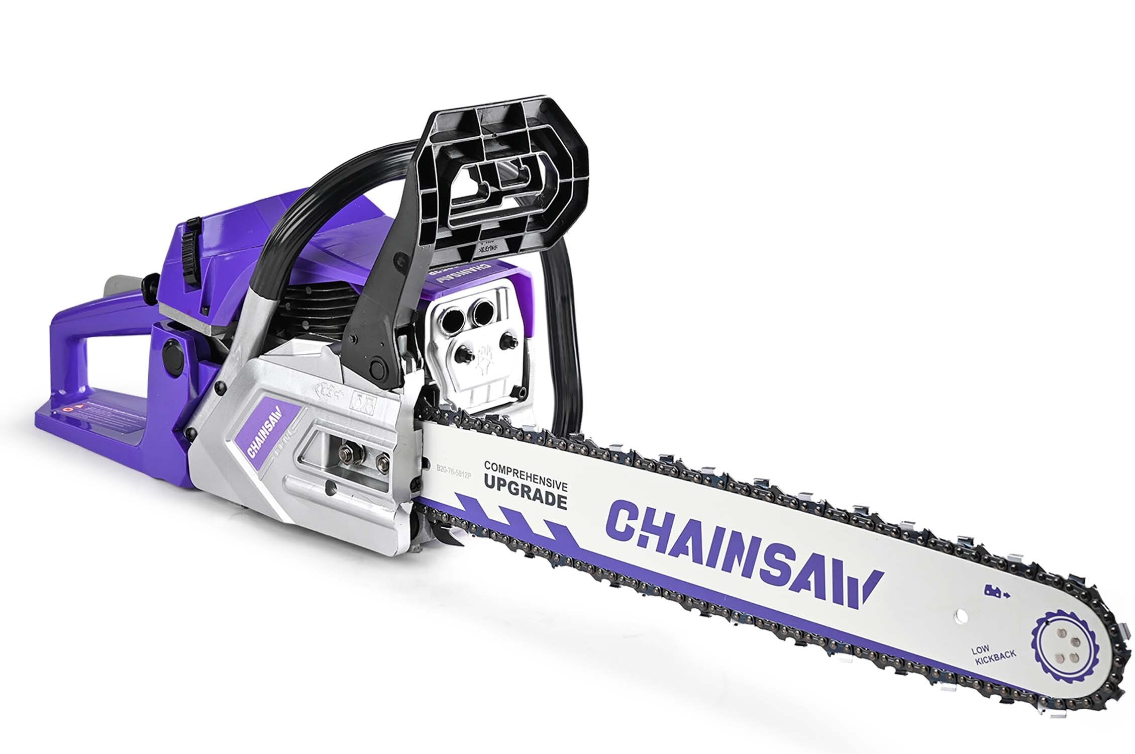 62CC 2-Stroke Gas Chainsaw 20", Professional Chainsaw for Cutting Wood ...