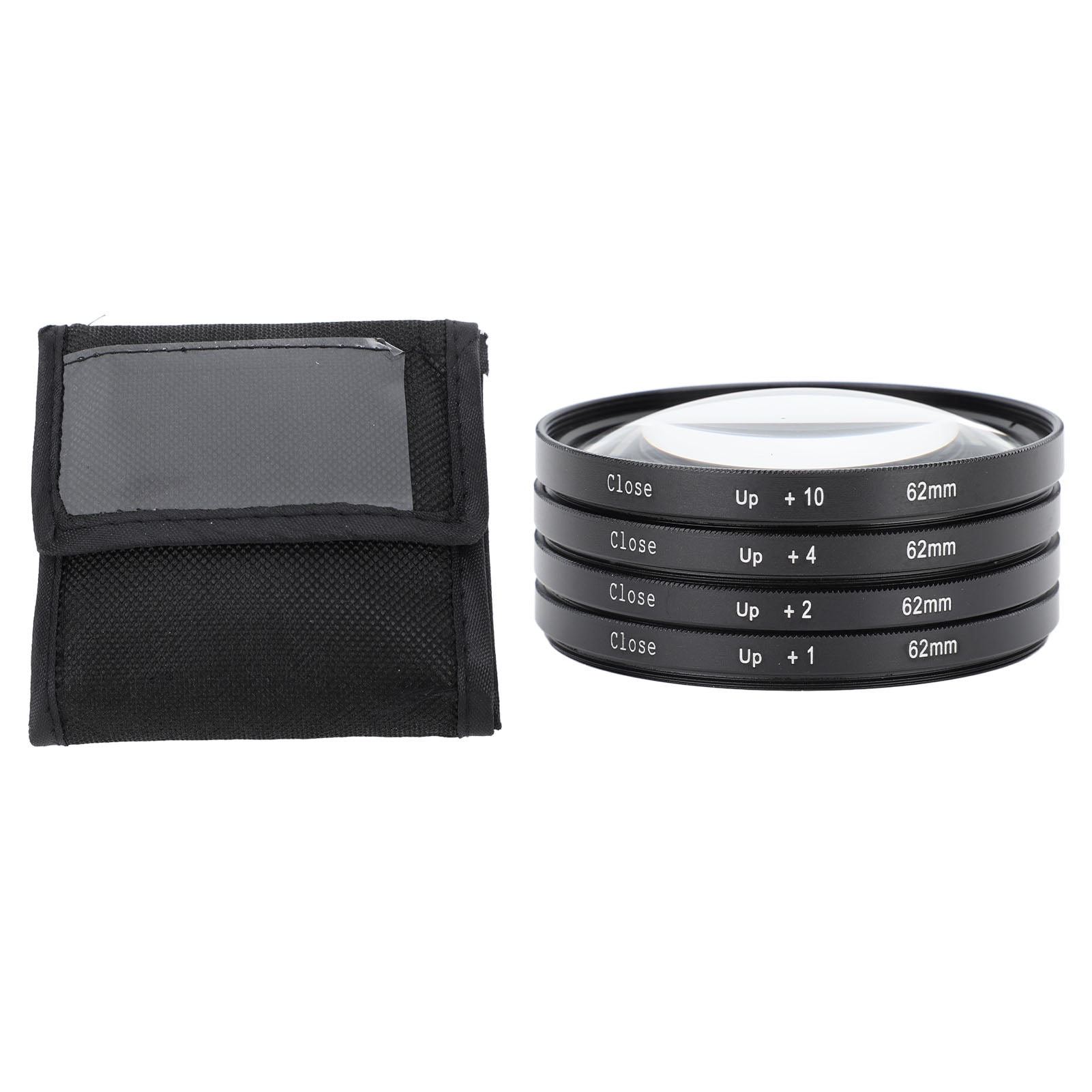 62mm Camera Filter Kit, 4-in-1 Close-Up Macro Lens Filter Set with ...